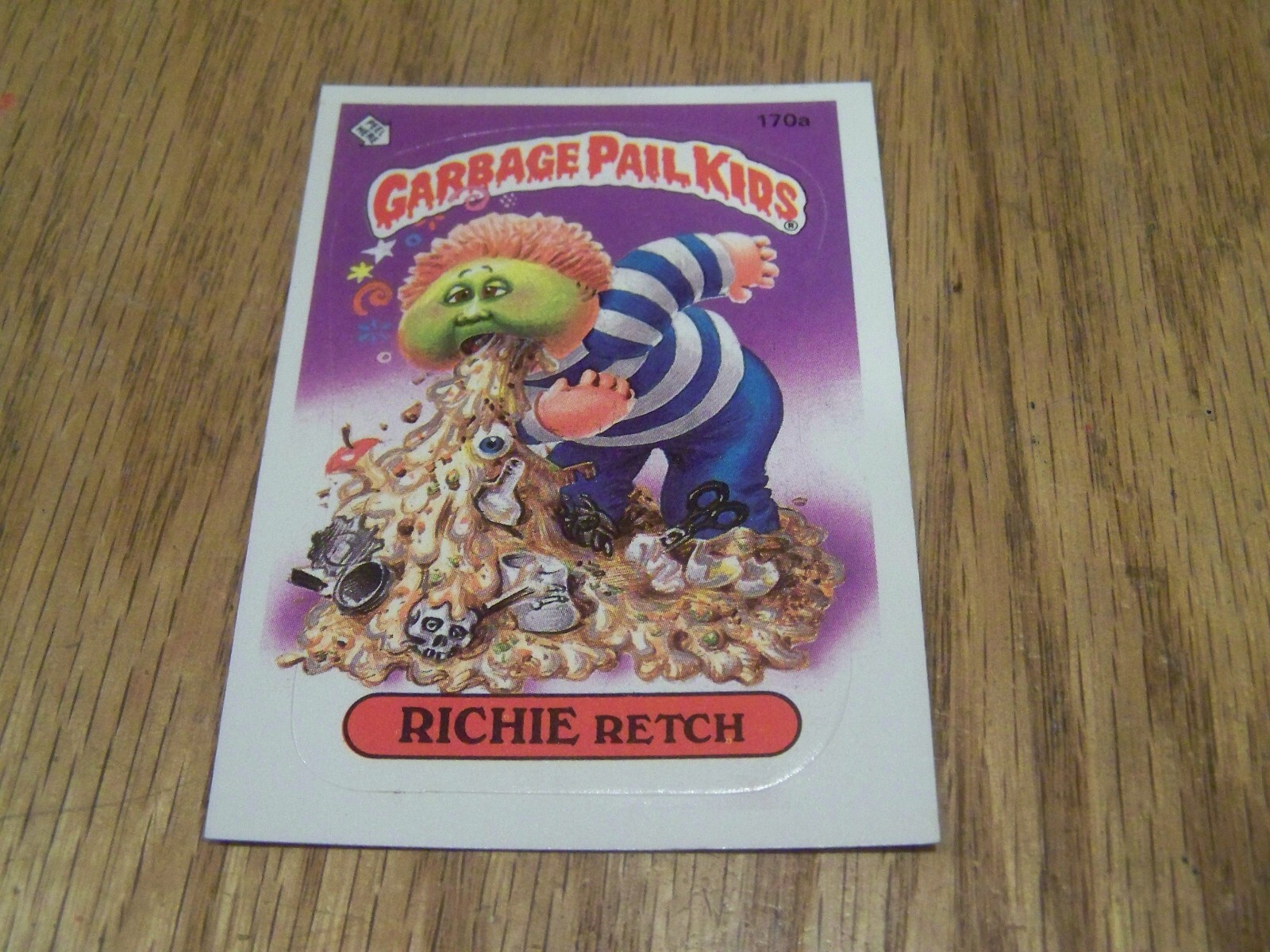 1986 TOPPS GARBAGE PAIL KIDS RICHIE RETCH TRADING CARD | eBay