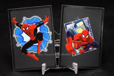 Spider-Man 2014 Ultimate Spider-Man Marvel Panini Stickers (2 card lot ...