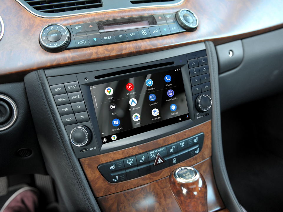 For Mercedes E-Cla W211 Radio Upgrade Android Auto Touchscreen ...