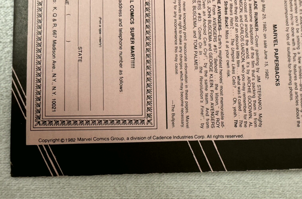 1982 Wolverine Sales Poster and Marvel Coming Attractions Insert | eBay