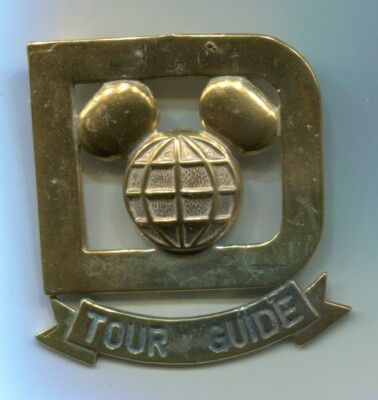 Vintage Walt Disney World Cast Member TOUR GUIDE Badge | eBay