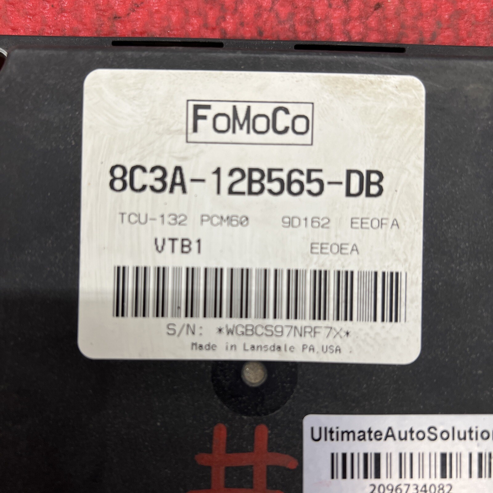 2008-2009 FORD F250 F350 DIESEL POWER STROKE 6.4L TCM 8C3A-12B565-DB ...
