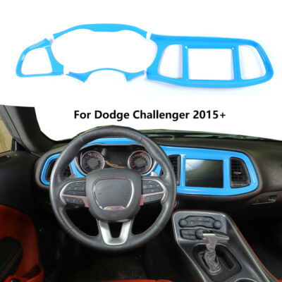 Baby Blue Center Console Dashboard Panel Trim Decors for Dodge ...