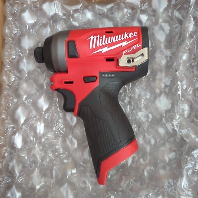 Milwaukee 2553-80 M12 12V 1/4" FUEL Hex Impact Driver - Bare Tool ...