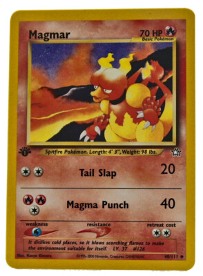 Magmar 40/111 1st Edition Uncommon Neo Genesis NM With eBay Shipping | eBay