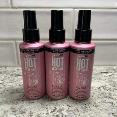 3x Hot Sexy Hair Flash Me Quicky Blow Dry Spray 4.1 oz new | eBay