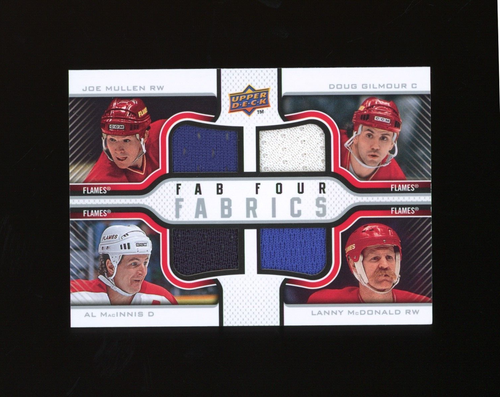 2009/10 Upper Deck Fab Four Fabrics Mullen/Gilmore/MacInnis/McDonald # ...