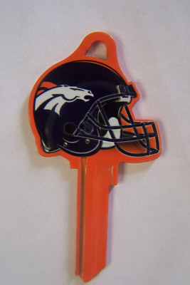 Denver Broncos Helment Kwikset key blank | eBay