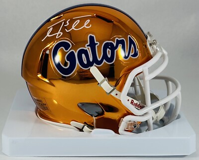 Tim Tebow Signed Florida Gators Chrome Mini Helmet + Tim Tebow ...