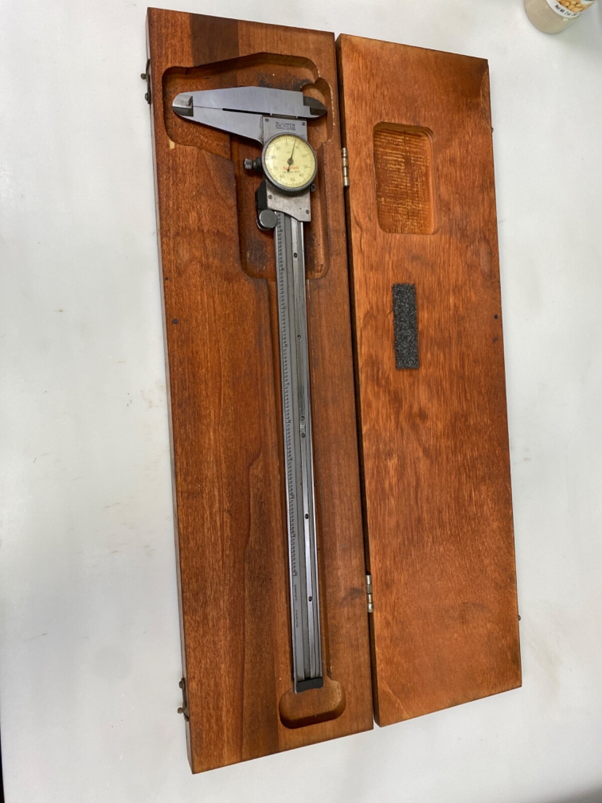 Vintage Starrett No. 120 12" Vernier Caliper with Wood Case | eBay