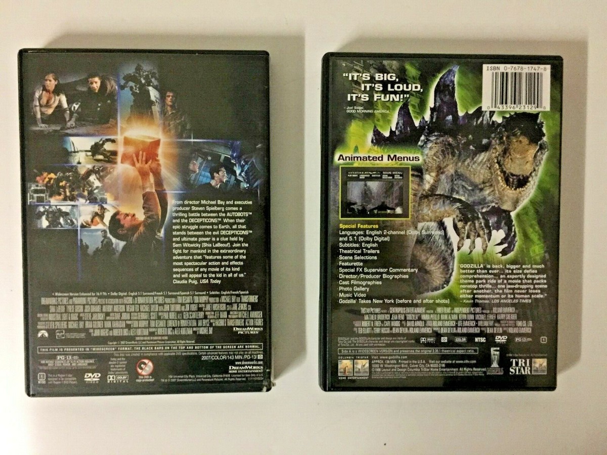 Godzilla 1998 Dvd