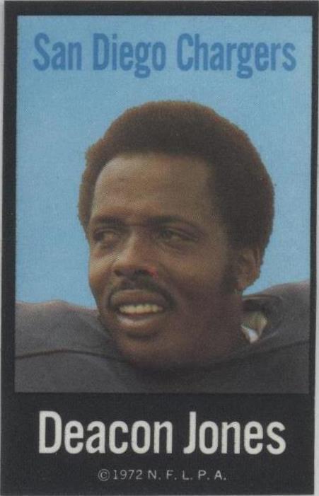 1972 NFLPA Fabric Cards - Deacon Jones for sale online | eBay