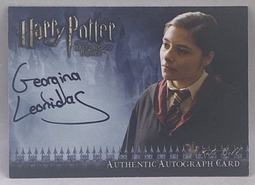 ARTBOX HARRY POTTER GEORGINA LEONIDAS AUTO AS KATIE BELL AUTOGRAPH AUTO ...