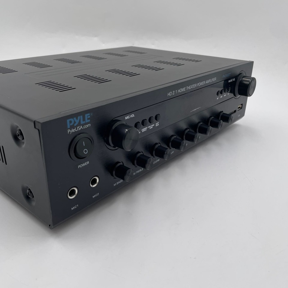Pyle 400W Stereo Amplifier Receiver - BT Home Audio Amplifier PHDA6BT ...