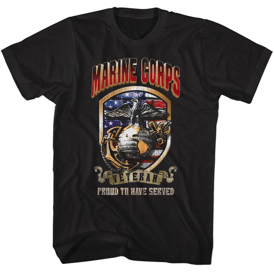 United States Military Marine Corps Veteran Proud To Have Served Men's ...