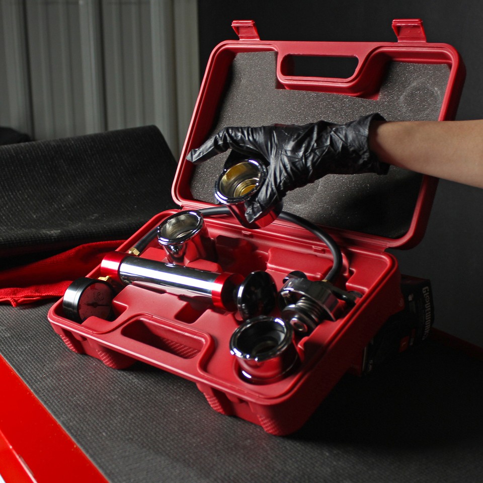 ABN | Radiator Pressure Tester Kit Coolant Tester Radiator Cap Tester ...