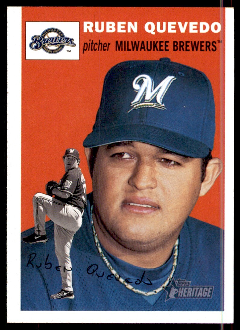 2003 Topps Heritage - MINT * Ruben Quevedo Milwaukee Brewers #294 | eBay