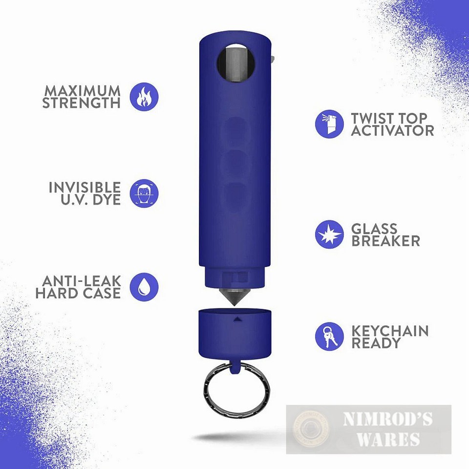 Guard Dog Harm & Hammer Pepper SPRAY +Glass BREAKER 16ft Self-Defense ...