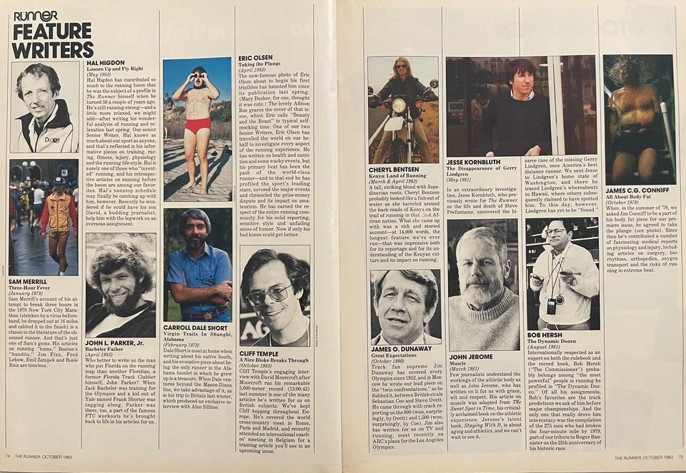 1983 The Runner Magazine October Olympic Countdown, 2 Nike ads | eBay