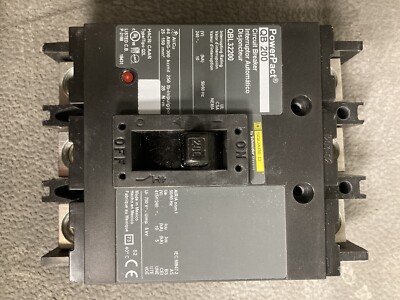 Square D QBL32200 3 Pole Circuit Breaker 240V, 200A - Black (QBL32200 ...