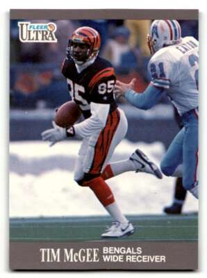 1991 Ultra #20 Tim McGee Cincinnati Bengals Football Cards NM Near M ID ...