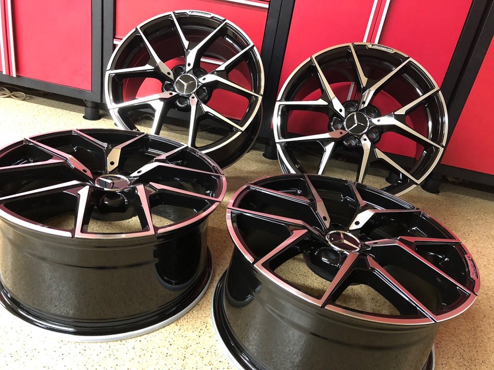 MERCEDES BENZ 19 INCH NEW RIMS WHEELS 19/8.5 19/9.5 FITS SL500 SL550 SL ...