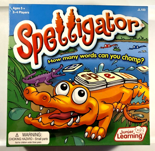 Spelligator Junior Learning JL100 Board Game Educational Phonics Words ...