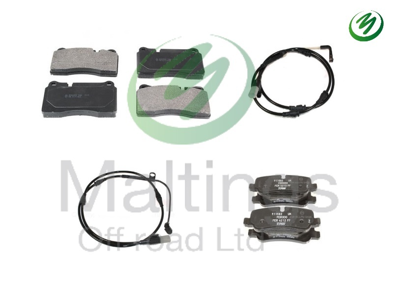 Unibrake brake pad set front rear sfp500070 lr019627 Fits Range Rover ...