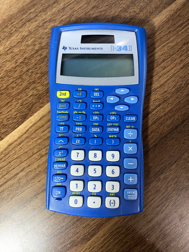 Texas Instruments TI-34 II Scientific Calculator 3243480010177| eBay