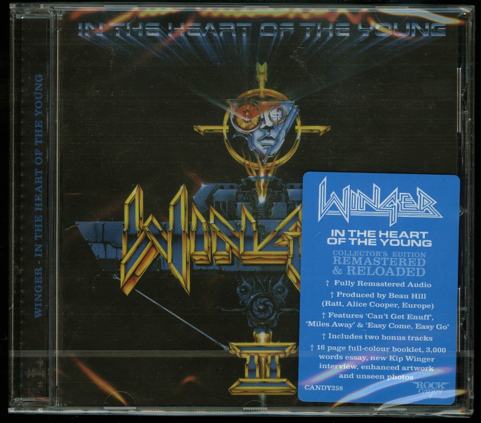 Winger In The Heart Of The Young CD new Rock Candy Records Reissue | eBay