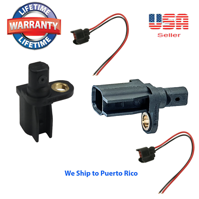 2 ABS Wheel Speed Sensor w Pigtail Connector Front L or R Fit:Mazda 5 ...