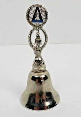 KSC Space Shuttle Astronaut Florida Rocket Center Souvenir Metal Bell ...