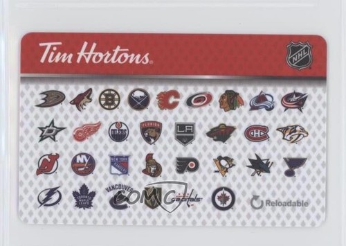 2014-19 Tim Hortons Tim Cards NHL Team Logos (Red Stripe on Top) #NHTL ...