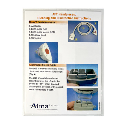 Alma Laser, AFT Handpieces Cleaning and Disinfection Instructions ...