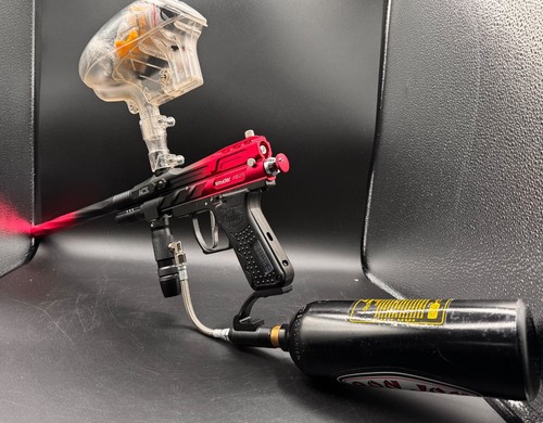 Spyder Pilot ACS Paintball Marker gun Black Red COMBO | eBay
