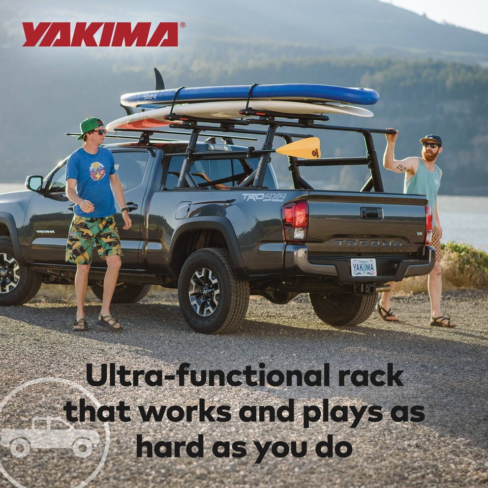 Yakima HD (Towers Only) Heavy Duty Truck Bed Rack, Compatible w/HD Bar ...