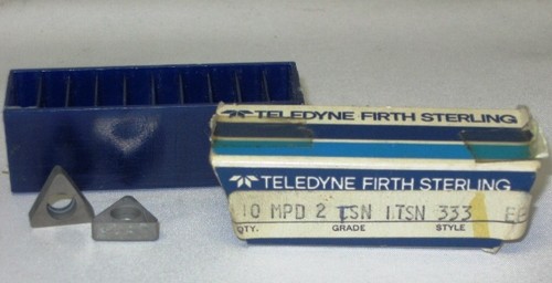 BOX OF 10 TELEDYNE FIRTH STERLING TSN-ITSN-333 MPD INSERTS | eBay