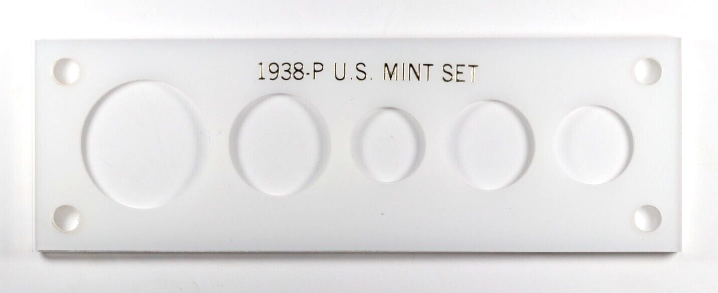 Capital Plastics Coin Holder 1938-P U.S. Mint Set New Old Stock and ...