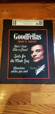 Goodfella"s Collector Metal Signs Lithographed Steel Metal Images | eBay