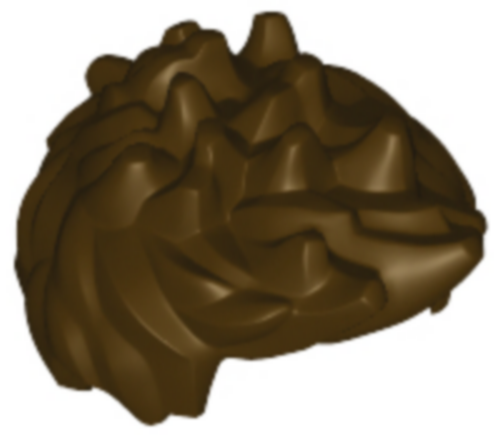 LEGO 98385 DARK BROWN Minifigure, Hair Spiked | eBay