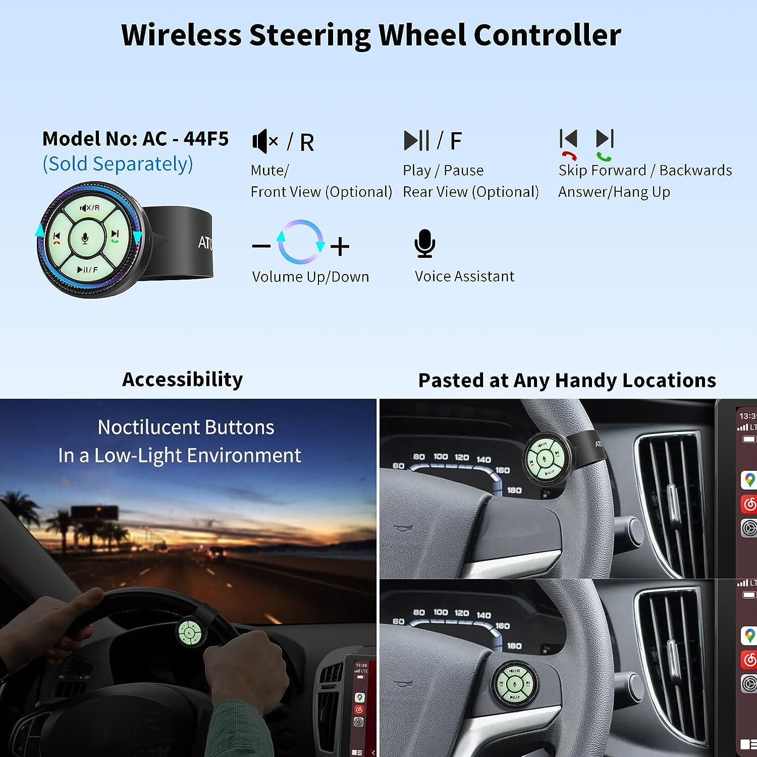 ATOTO 9in F7WE 2Din Car Stereo Navigation Radio Wireless CarPlay ...