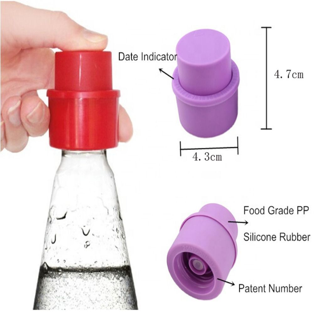 Cola Pump Air Tight Bottle Stopper Drink Sealer Soda Cap Beverage Saver ...
