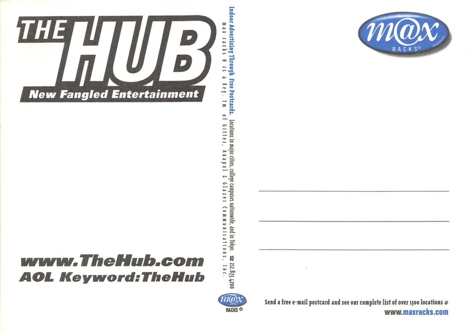 The Hub Cartoon Advertising Promo Postcard Unused | eBay