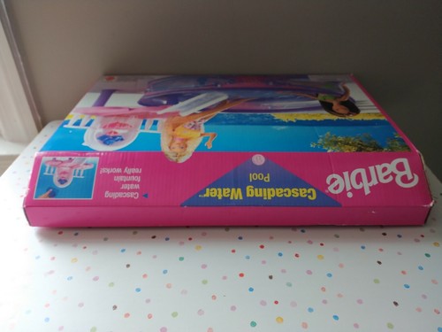 1998 Vintage Barbie Cascading Water Fountain Pool Summer Fun! Splash N ...