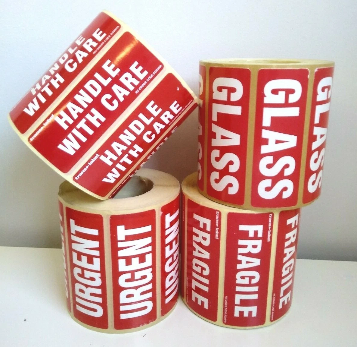 Glass Handle With Care Labels For Printing