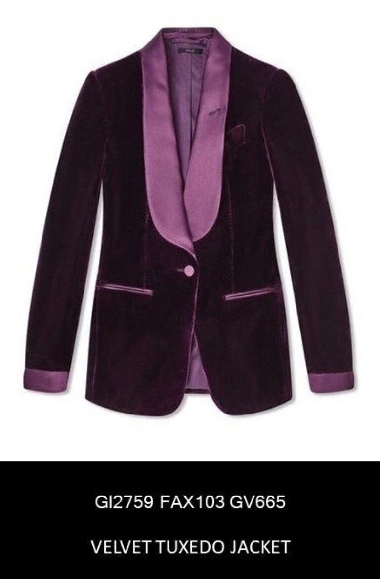 Tom Ford Velvet Tuxedo Blazer- With Tags- RRP$4,990 AUD | eBay