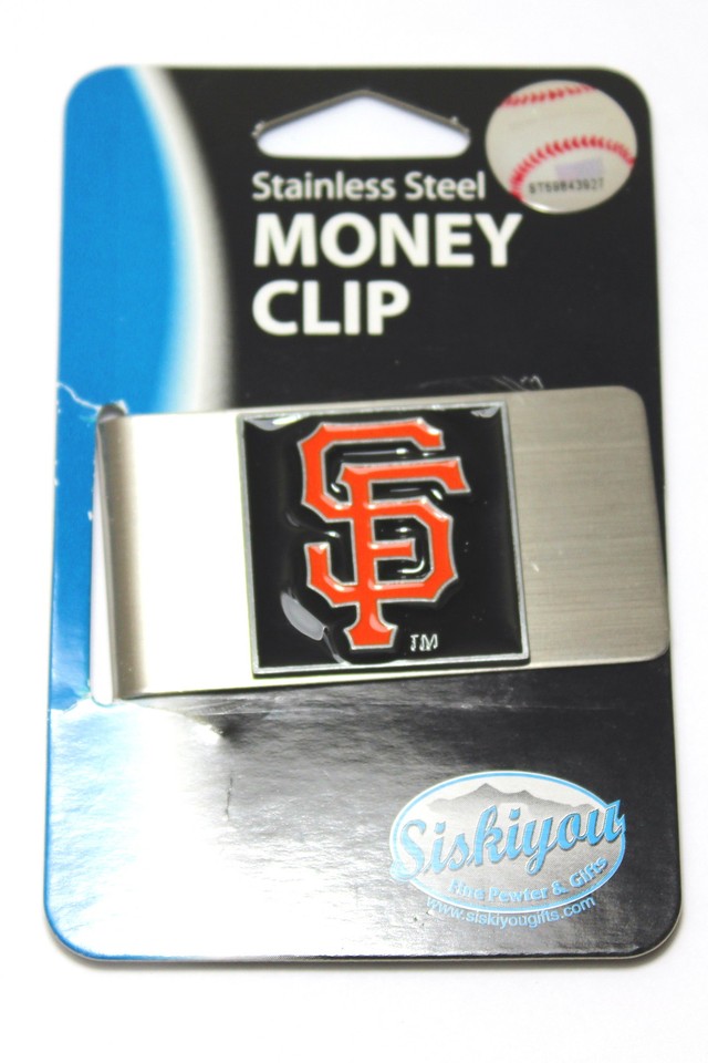NFL Football MLB Baseball Collegiate Teams Stainless Steel Money Clip ...