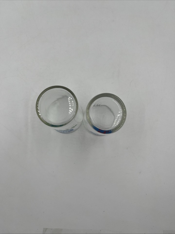 Two Vintage Heileman's Brewing Old Style Beer Shell/Tasting Glasses Barware Adv. | eBay