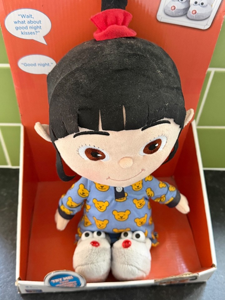 Despicable Me 2 Bedtime Agnes 13" Talking Light Up Plush Doll Boxed | eBay
