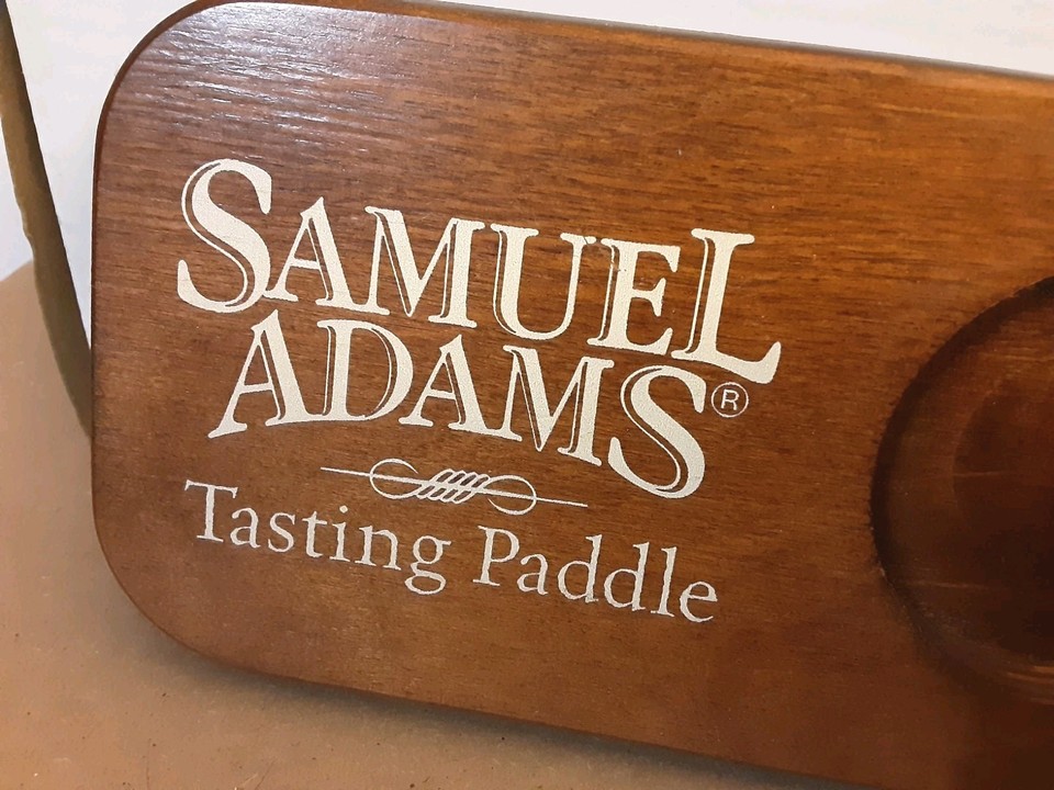 Sam Samuel Adams Logo Wall Hanging Sign Flight Tasting Paddle 18" Solid ...